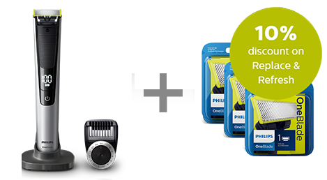 OneBlade Pro. Hibrid borotva: trimmel, formáz és borotvál | Philips